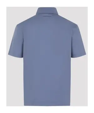 Zegna Textured Cotton Polo Shirt - No