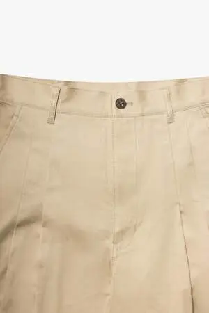Comme Des Garçons Pleated Trousers With Belt Loops
