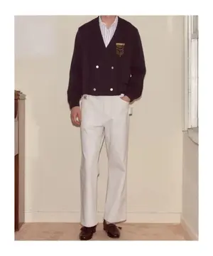 BODE Double-breasted V-neck Cardigan