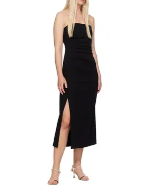 Proenza Schouler Strapless Side Slit Dress