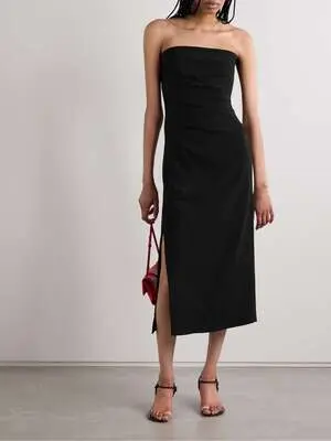 Proenza Schouler Strapless Side Slit Dress