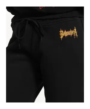 Balenciaga Sacré Coeur Low Waist Sweatpants - Black