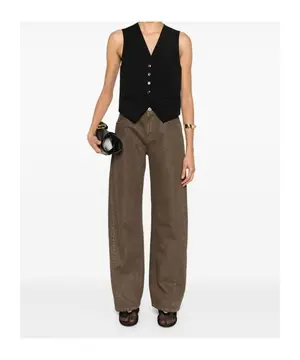 Brunello Cucinelli Glitter Embellished Straight Leg Jeans