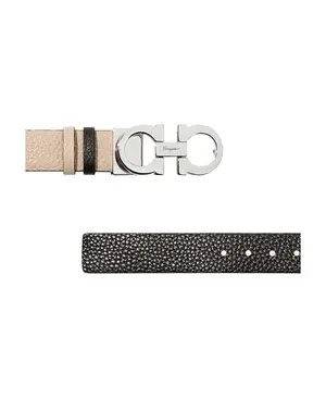 FERRAGAMO Gancini Logo Belt