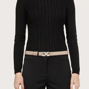 FERRAGAMO Gancini Logo Belt