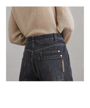 Brunello Cucinelli Authentic Denim Soft Curved Jeans