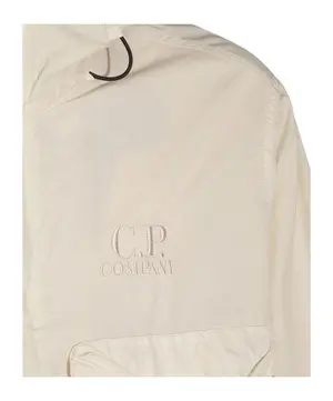 C.P. COMPANY Goggle Hood Jacket - White