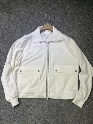 Brunello Cucinelli Monili Bead-embellished Full Zip Sweatshirt - Off-white