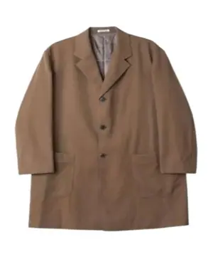 Auralee Long-sleeved Wool Coat