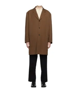 Auralee Long-sleeved Wool Coat