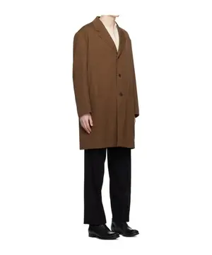 Auralee Long-sleeved Wool Coat