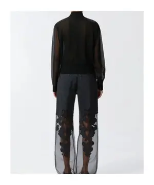 Pinko X Patrick Mcdowell Half-zip Blouse