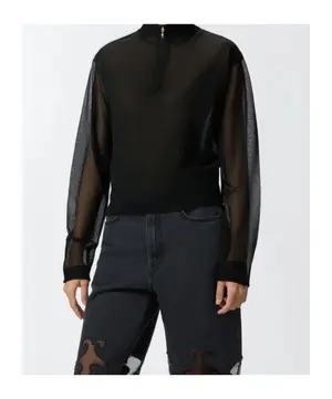 Pinko X Patrick Mcdowell Half-zip Blouse