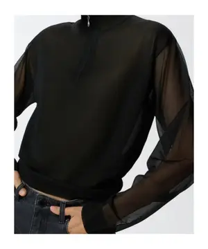Pinko X Patrick Mcdowell Half-zip Blouse