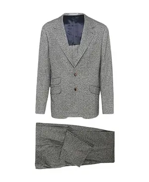 Brunello Cucinelli Single-breasted Suit - Gray