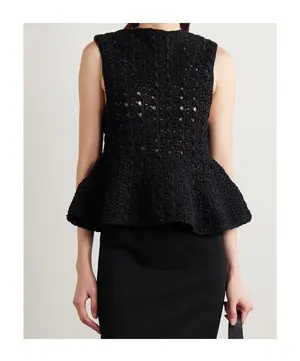 Khaite Yuka Crocheted Top