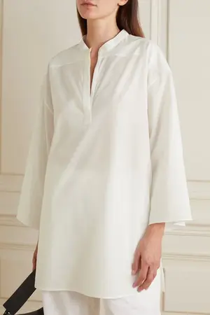 THE ROW Omao Long-silhouette Blouse
