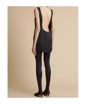Khaite Sleeveless Satin Dress