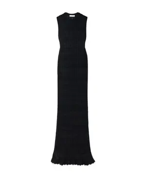 THE ROW Cutro Hollow Knitted Extra-long Dress