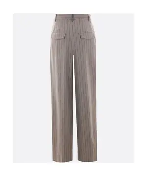 Brunello Cucinelli Pinstriped Tailored Trousers