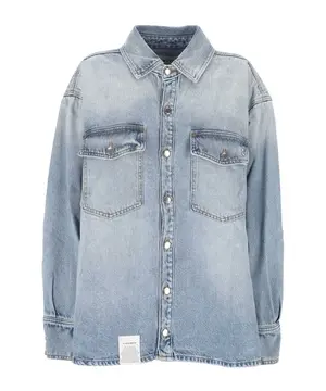 ICON DENIM LOS ANGELES Oversized Denim Jacket - Gray
