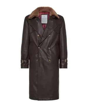 Brunello Cucinelli Leather Coats For Men