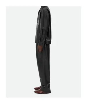 Bottega Veneta Leather Pyjama Shirt