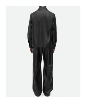 Bottega Veneta Leather Pyjama Shirt