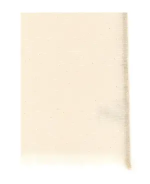 Brunello Cucinelli Metallic Trim Scarf