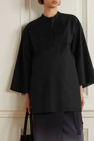 THE ROW Omao Long-silhouette Blouse