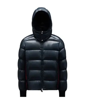 Moncler Lunetiere Short Down Jacket With Removable Hood And Drawstring Hem