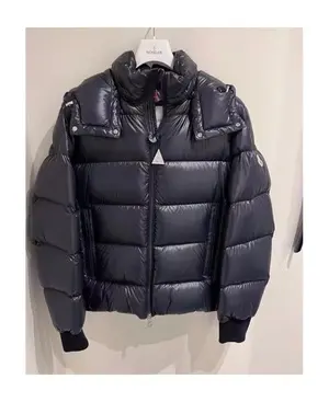 Moncler Lunetiere Short Down Jacket With Removable Hood And Drawstring Hem