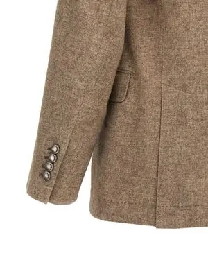 Brunello Cucinelli Single-breasted Blazer - Beige