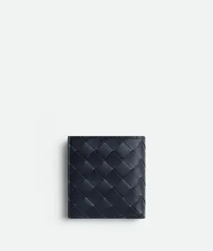 Bottega Veneta Intrecciato Slim Bi-fold Wallet - Black