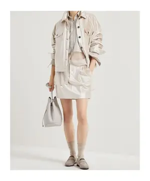 Brunello Cucinelli Tailored Mini Skirt
