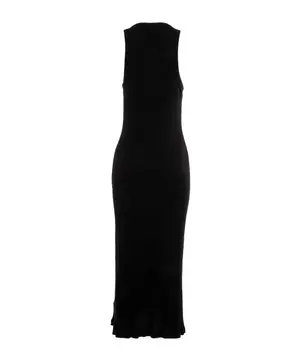 THE ROW Ribbed Knit Sleeveless Maxi Dress