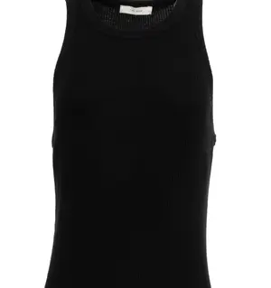 THE ROW Ribbed Knit Sleeveless Maxi Dress