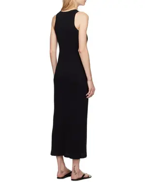 THE ROW Ribbed Knit Sleeveless Maxi Dress