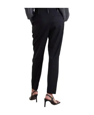 Brunello Cucinelli Paneled High Waist Tapered Leg Trousers