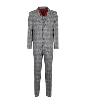 Brunello Cucinelli Single-breasted Suit - Medium Gray