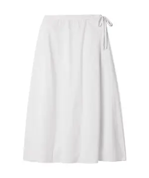 THE ROW Cotton Poplin Mid-length Dress - White