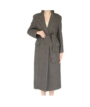 Brunello Cucinelli Monili Chain-embellished Chevron Coat