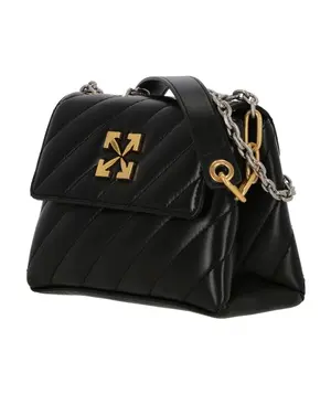 Off-White Logo Quilted Shoulder Bag