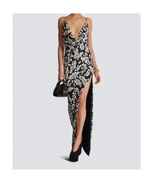 Balmain Printed Maxi Dress