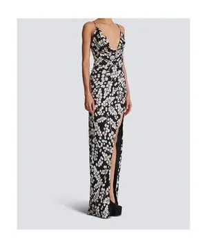 Balmain Printed Maxi Dress
