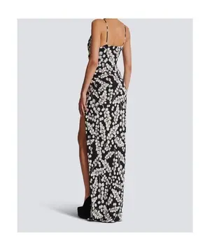 Balmain Printed Maxi Dress