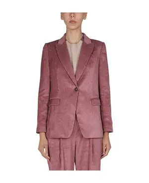 Brunello Cucinelli Single-breasted Blazer In Corduroy