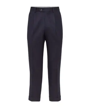 Brunello Cucinelli Cotton Tapered Trousers
