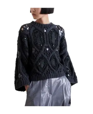 Brunello Cucinelli Embellished Cashmere Jumper