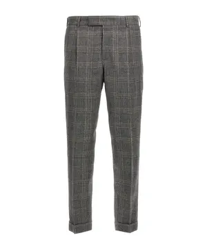 PT TORINO Checked Tailored Trousers